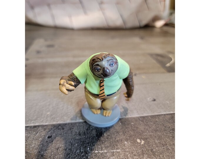 Zootopia Flash Sloth Disney-pixar Toy Figure - Etsy