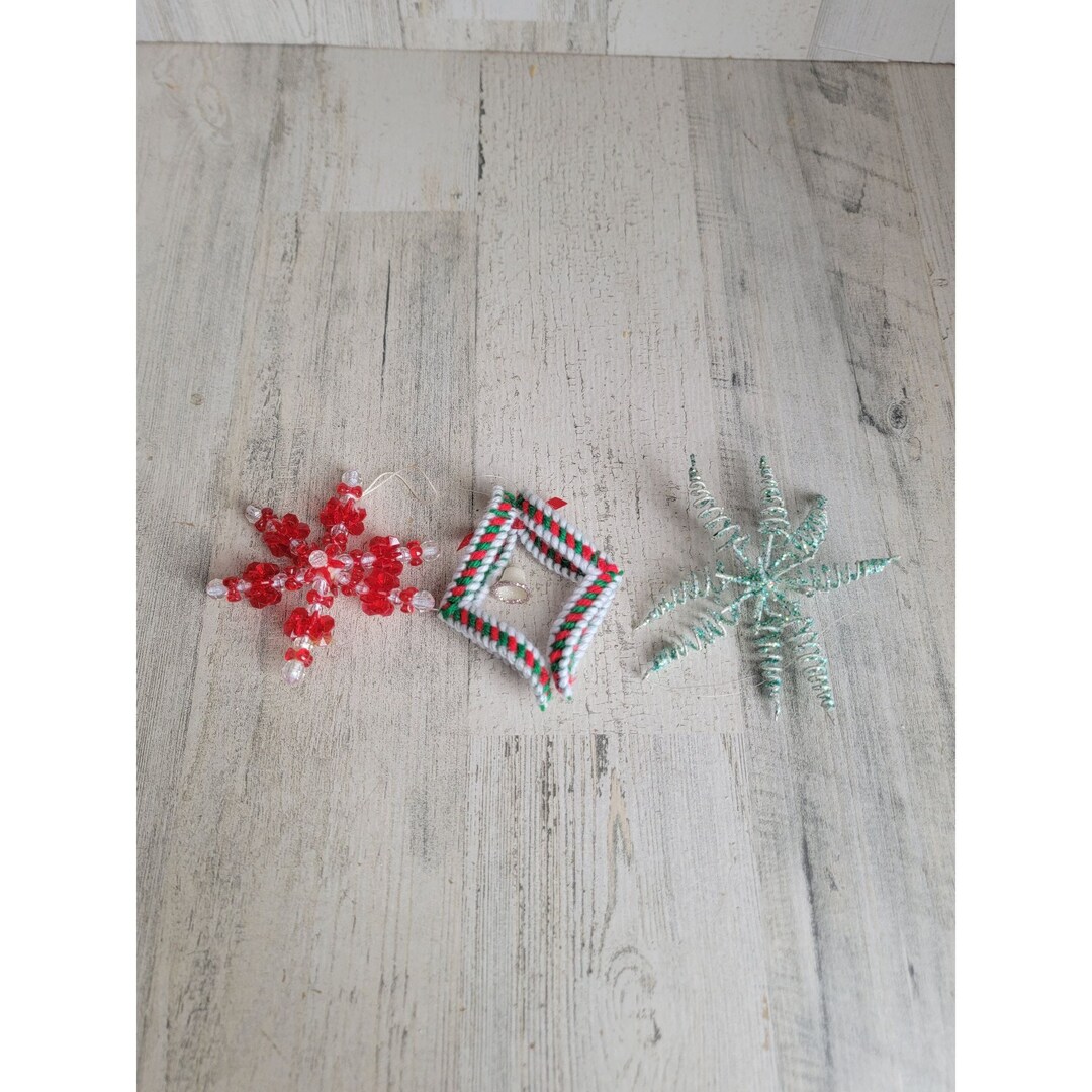 Unique Variety Snowflake Diamond Ornament Xmas Set - Etsy