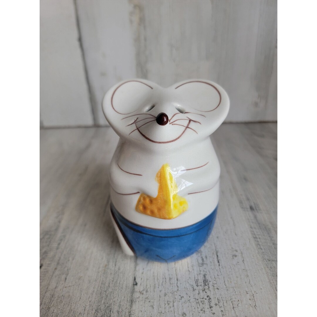 Vintage White Mouse Cheese Parmesan Shaker - Etsy