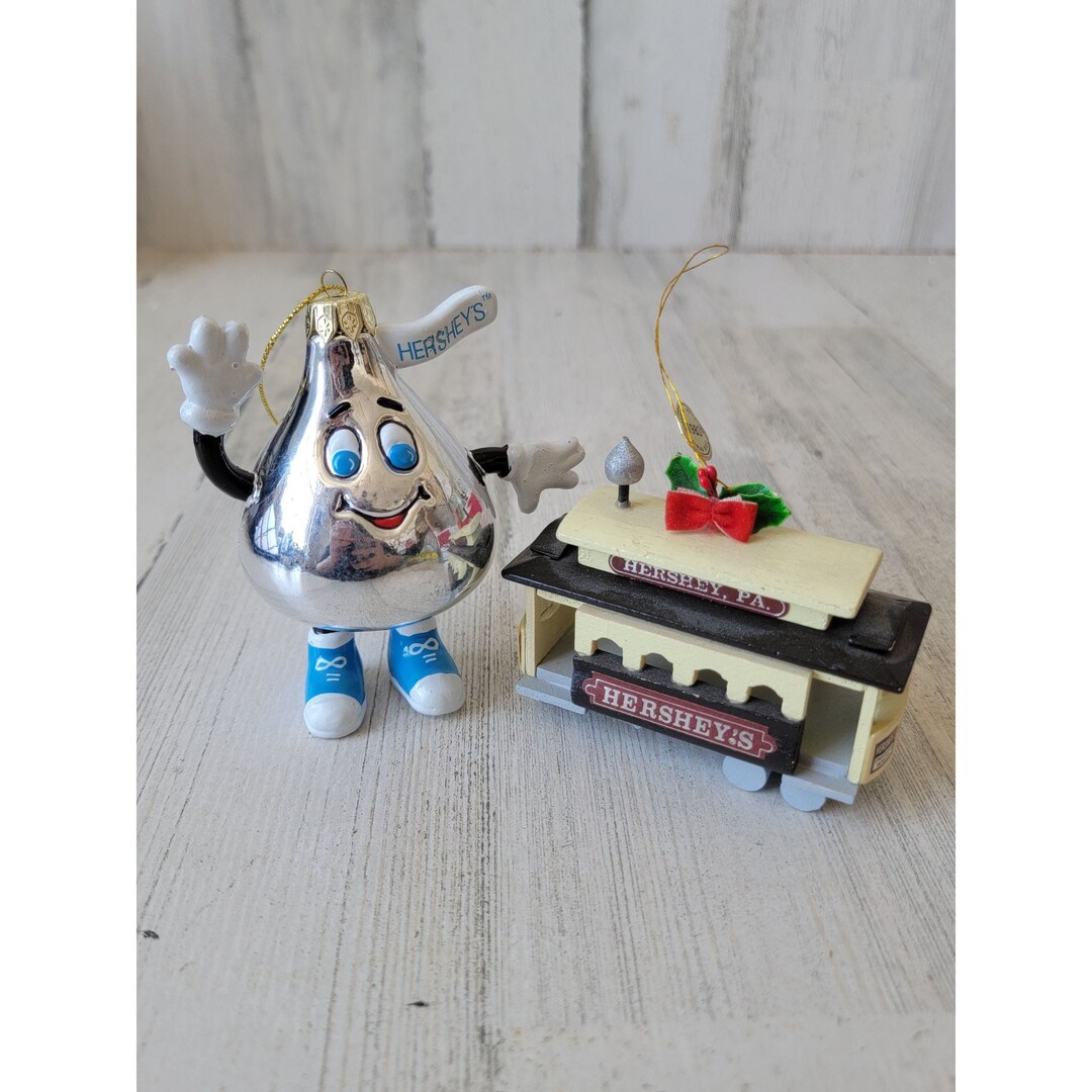 Hersheys Kiss Train Vintage Set Ornament Xmas Candy - Etsy