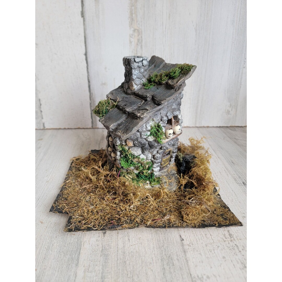 Unique Haunted Abandoned House Shed Halloween Spooky Village Accessory ...