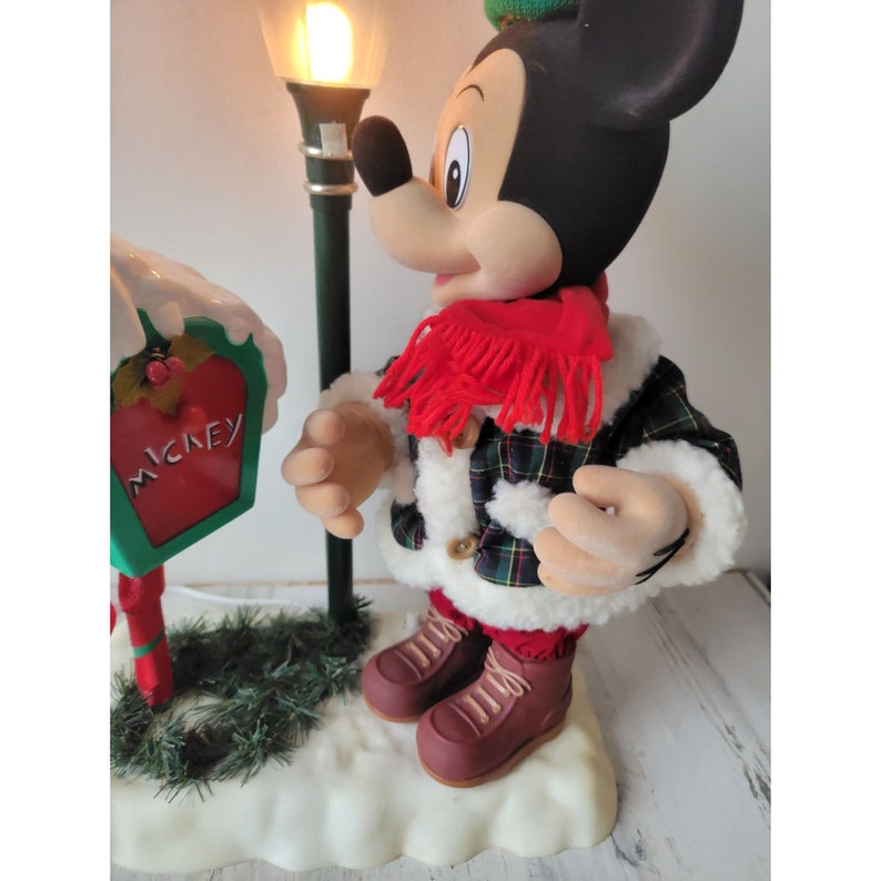 Telco 1995 Mickey Mouse Animated Mailbox Xmas Decor Motionette - Etsy