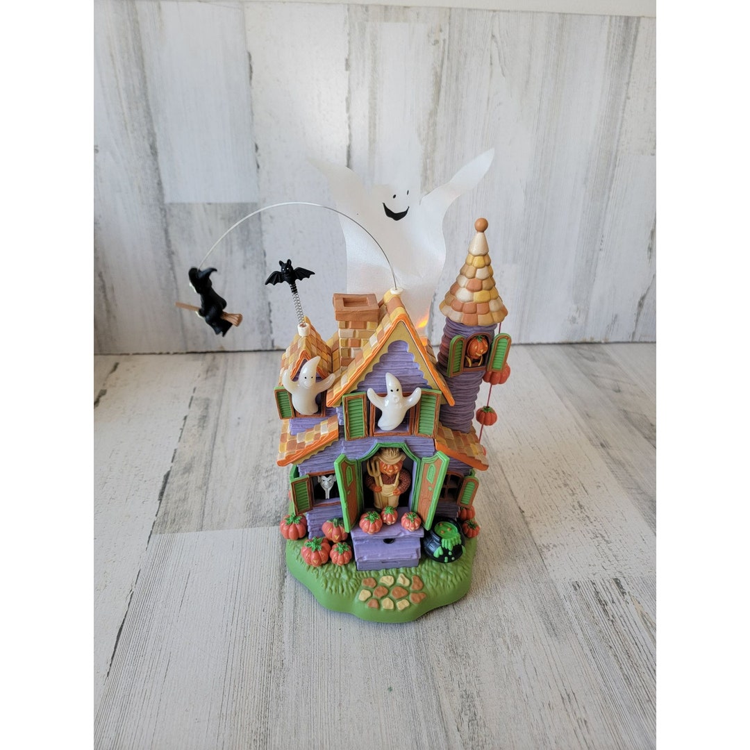 Haunted House Light Up Animated Which Ghost That Halloween Decor