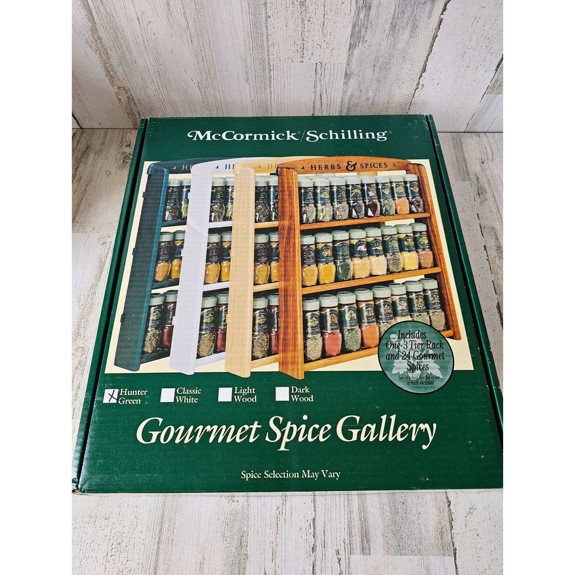 Mccormick Vintage Spice Rack Gallery Gourmet New Hunter Etsy