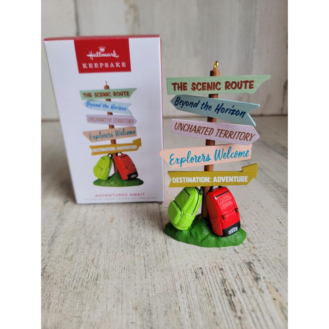 Hallmark Adventure Await Scenic Route Hiking Ornament Xmas Unique - Etsy