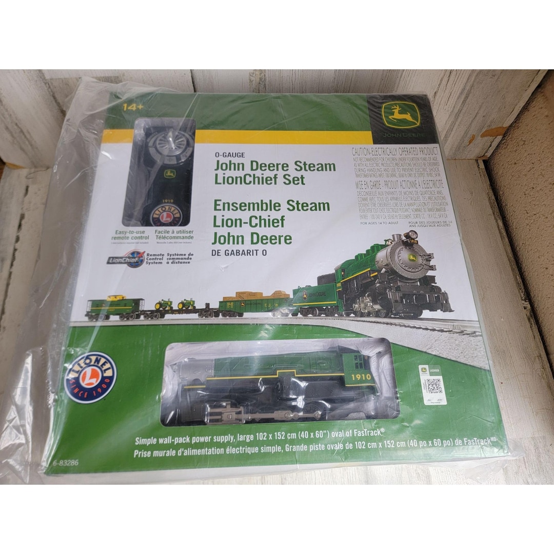 Lionel 6-83286 NEW John Deere Steam Lion Chief Set 0-gauge - Etsy
