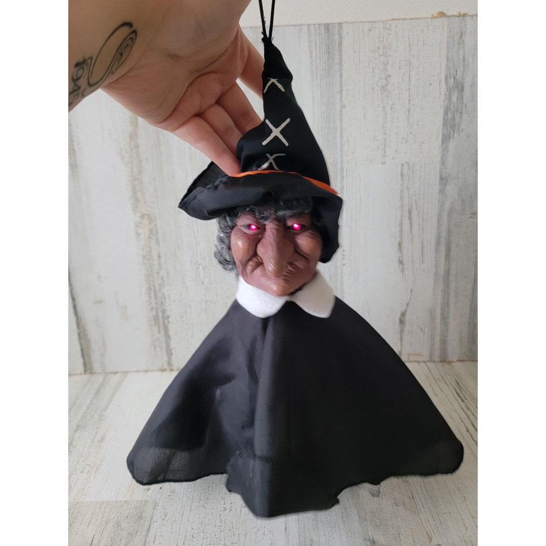 Animated Witch Hanging Scary Prop Decor Halloween - Etsy