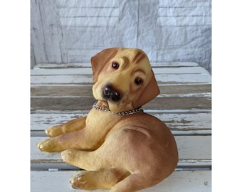 Yellow Lab Figurine - Etsy