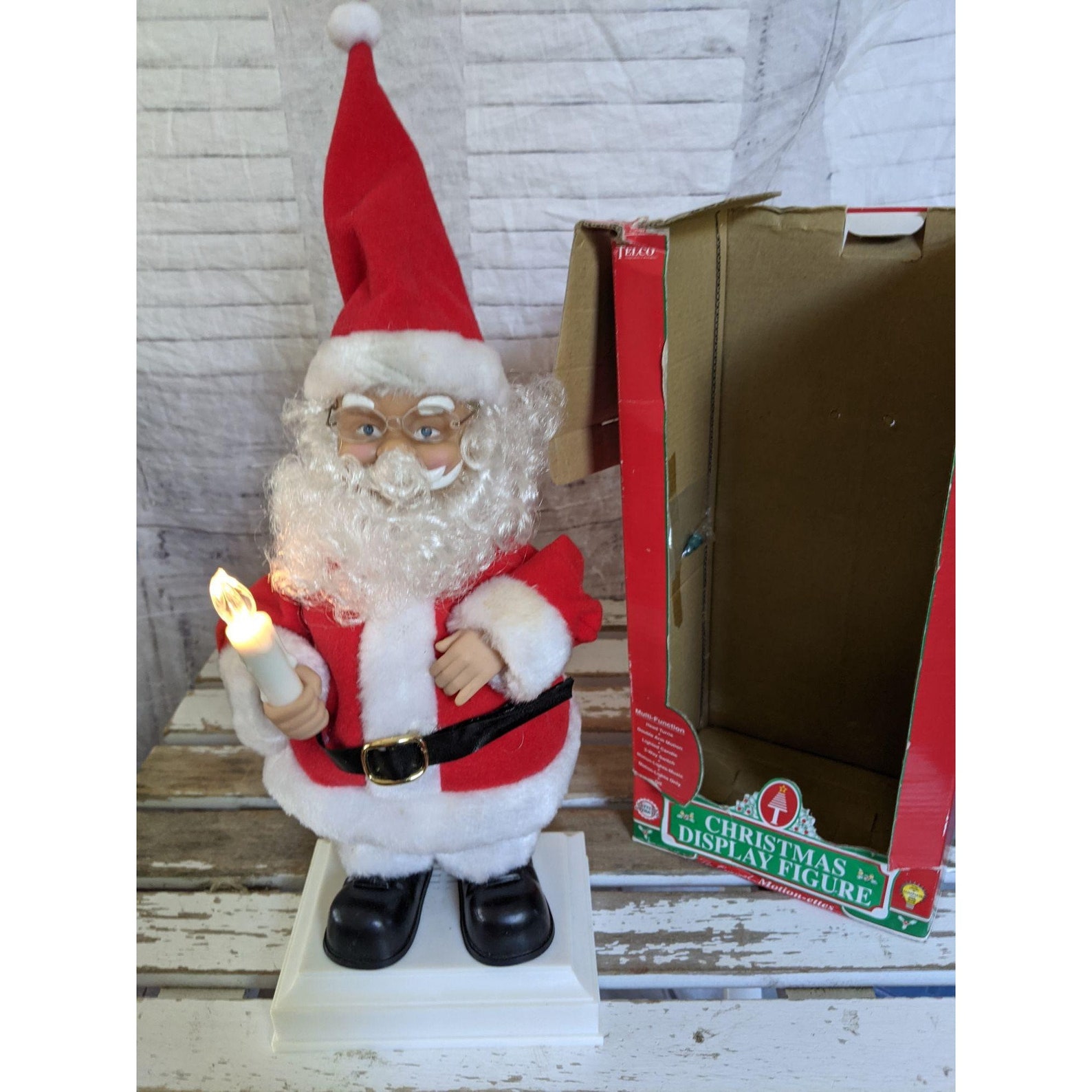 Motionette Telco Mini Santa 12" Animated Sound Light up Figurine ...