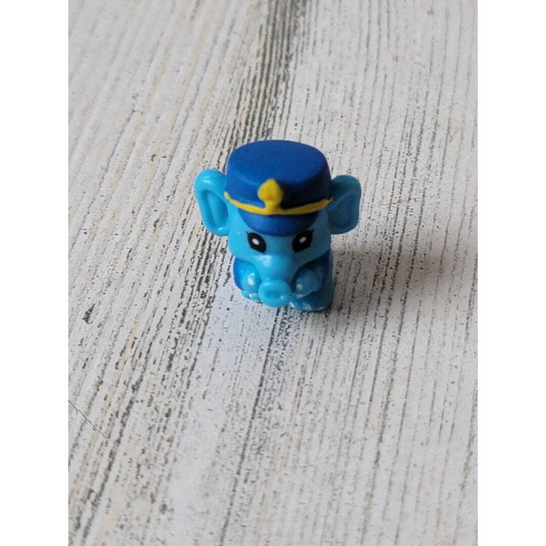 Miniature Rubber Elephant Train Conductor Toy Figure - Etsy