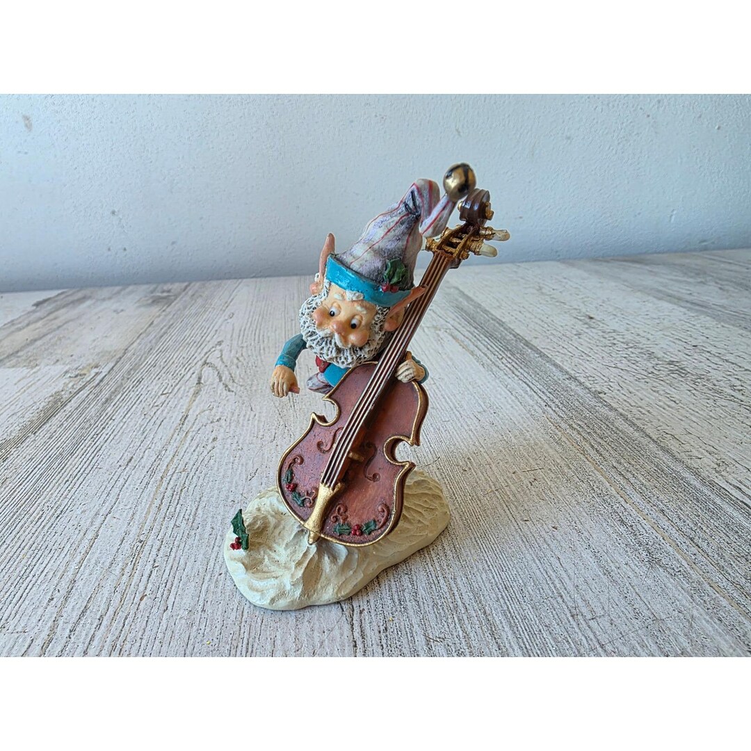 Enesco Tweeter AS IS Cello Sandi Zimnicki 1992 Elf Village Band Musical ...