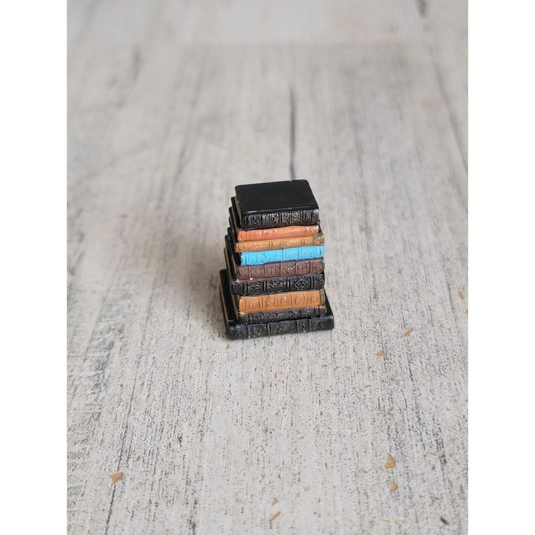 Miniature Book Stack Reading Village Accessory Xmas - Etsy
