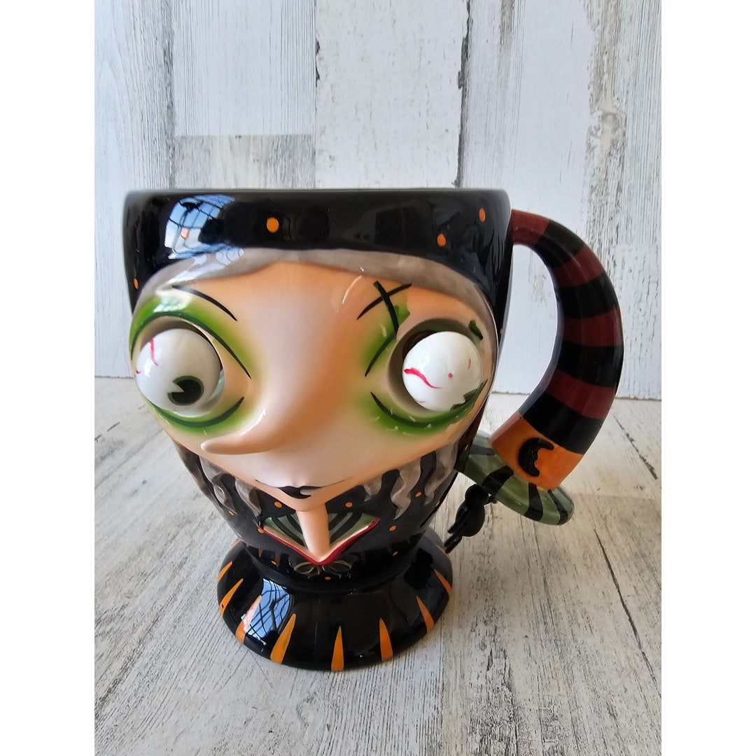 Dept 56 Which Google Googly Eyes Mug Cup Halloween Decor Vintage - Etsy