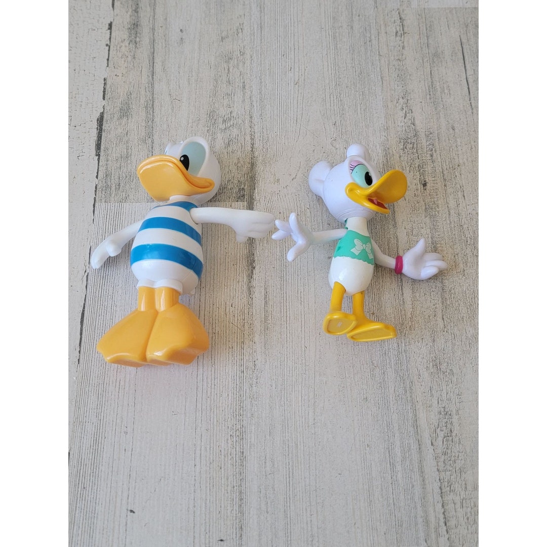 Donald Daisy Duck Couple Swimming Swimsuit Playset Toy Figure - Etsy