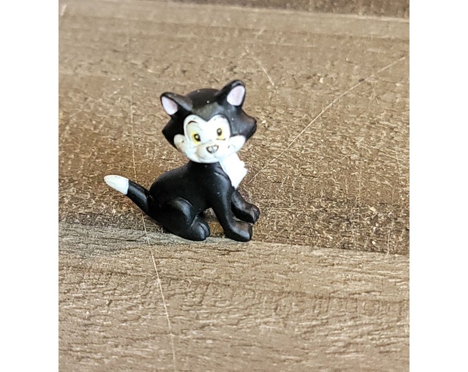Disney Figaro Pinocchio Cat Toy Figure Mini - Etsy