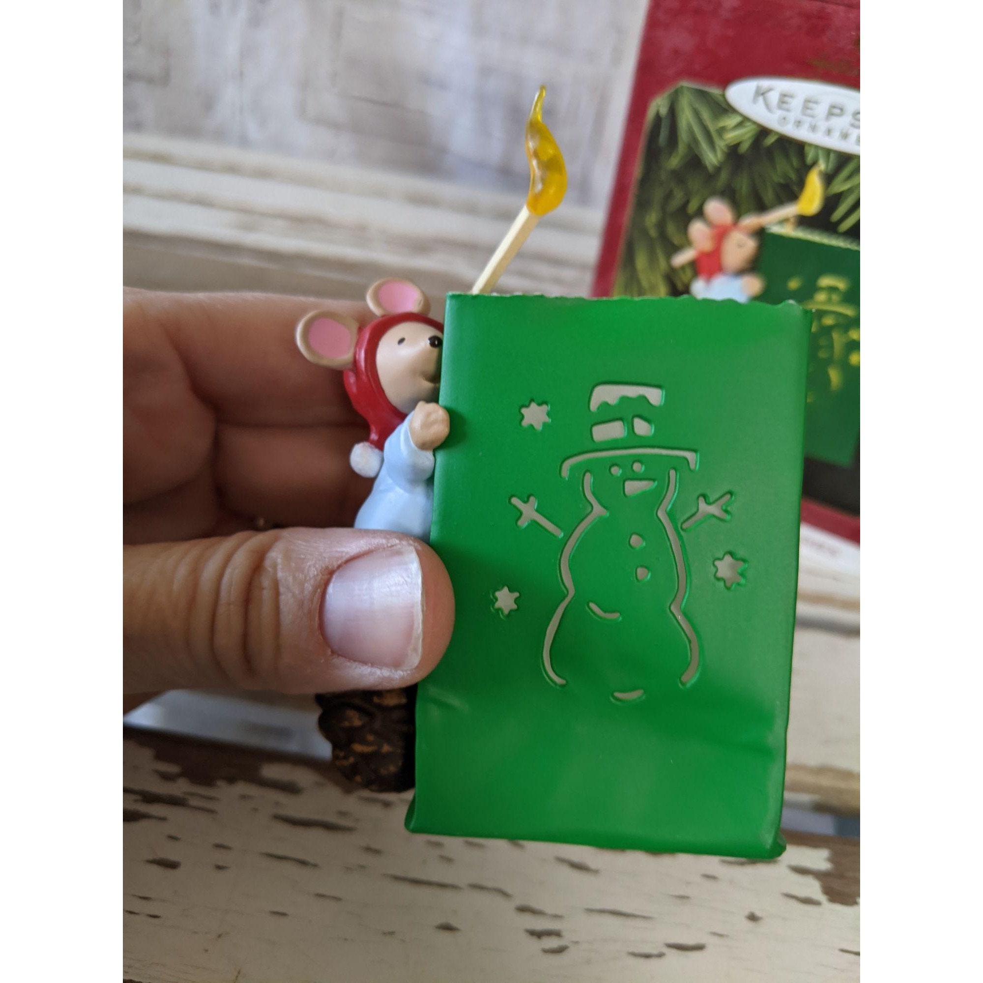 Hallmark Chris Mouse Luminara Light up Ornament Xmas Holiday - Etsy