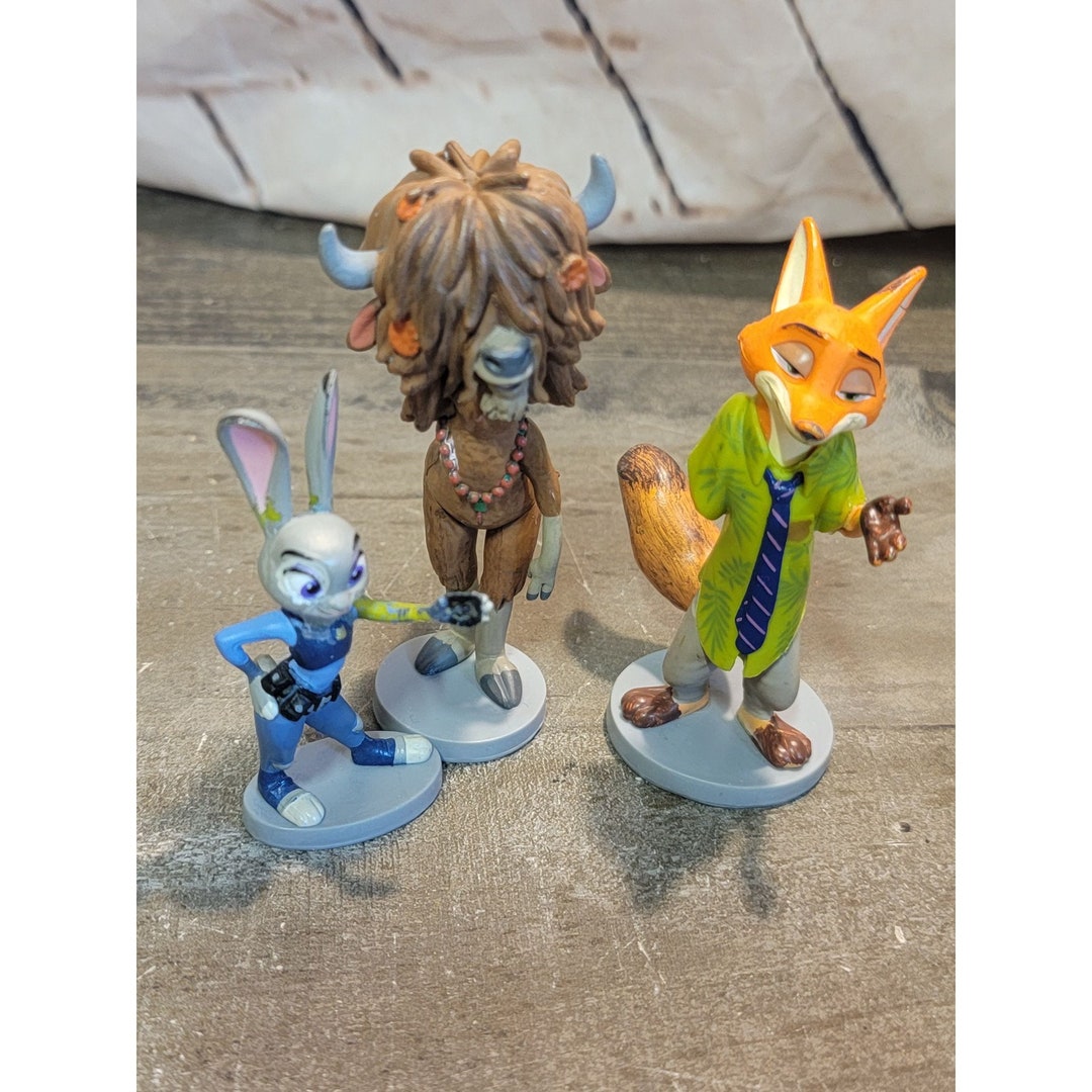 Zootopia Yax Nick Wilde Judy Hopps AS IS Disney Pixar Toy - Etsy