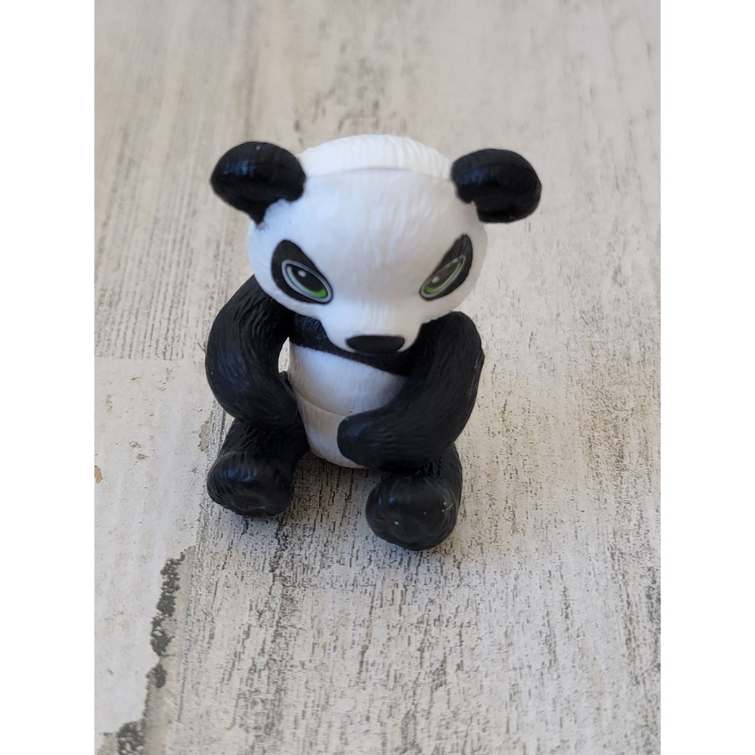 Mini Jointed Panda Bear Toy Figure Zoo Animal - Etsy