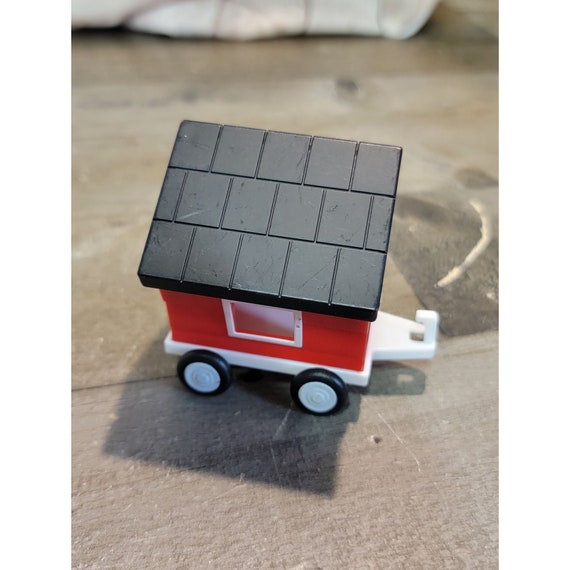 Red House Train Track Car Toy Figure - Etsy