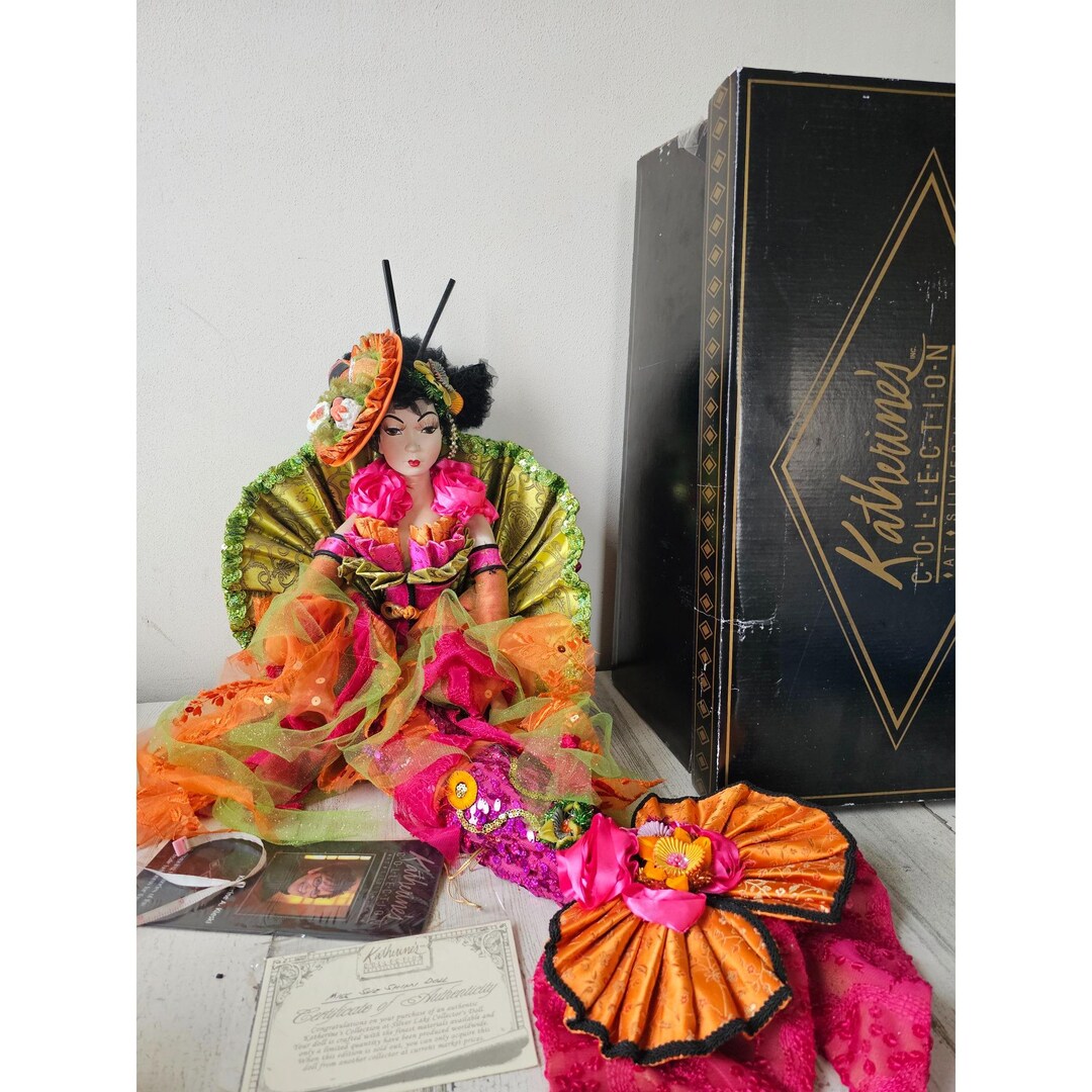 Katherine's Wayne Kleski Miss Sue Shinn Sushi Doll RARE Chinese Sequin ...