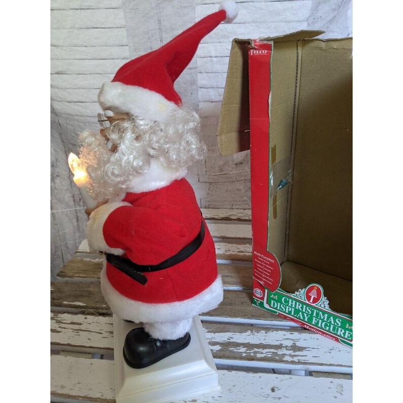 Motionette Telco Mini Santa 12" Animated Sound Light up Figurine ...
