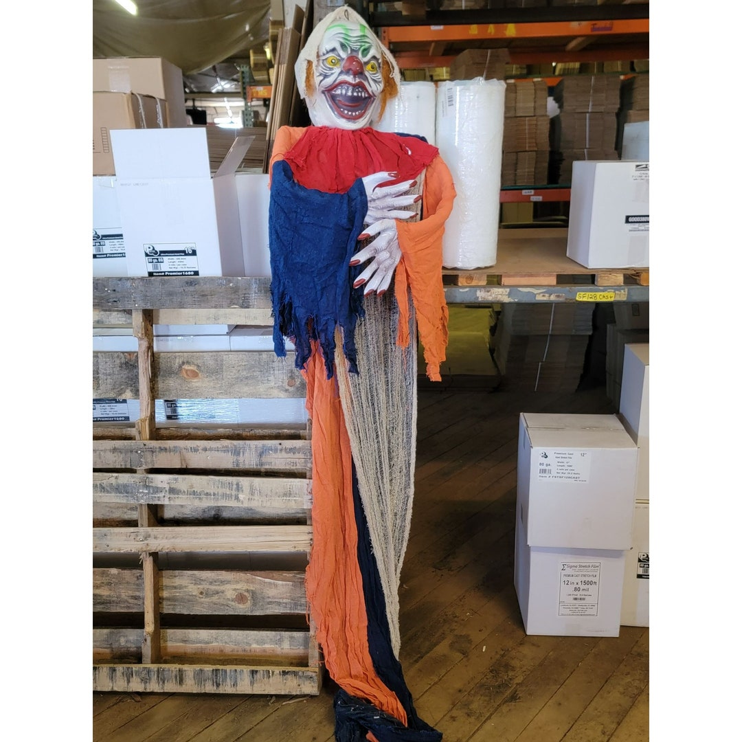 Halloween Animated Hanging Scary Clown Light up Pop Decor - Etsy