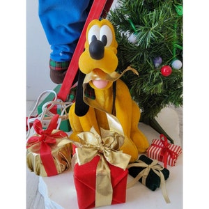 Santa's Best Goofy Tree Pluto Ladder Animated Motionette Xmas - Etsy