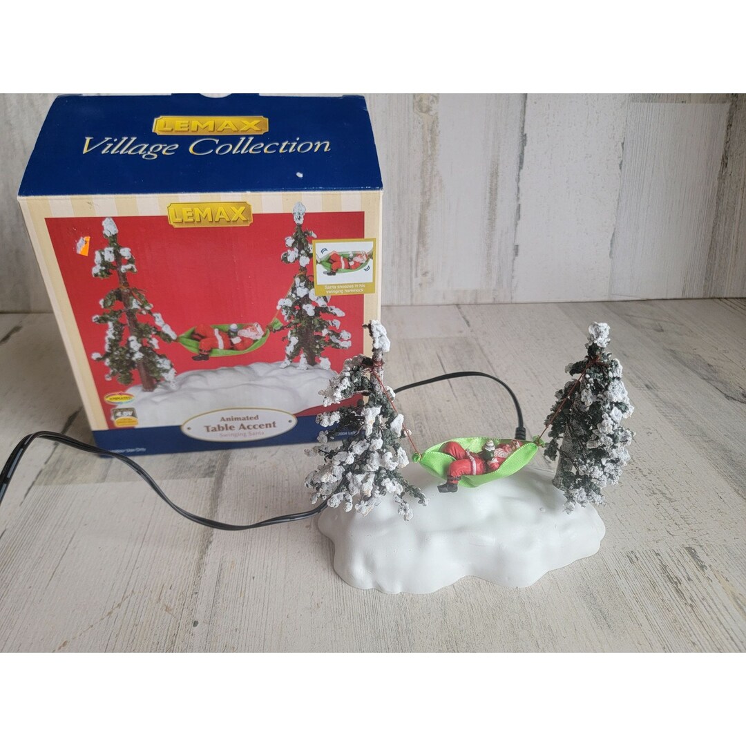 Lemax 2004 Swinging Santa Animated Village Xmas Accessory - Etsy