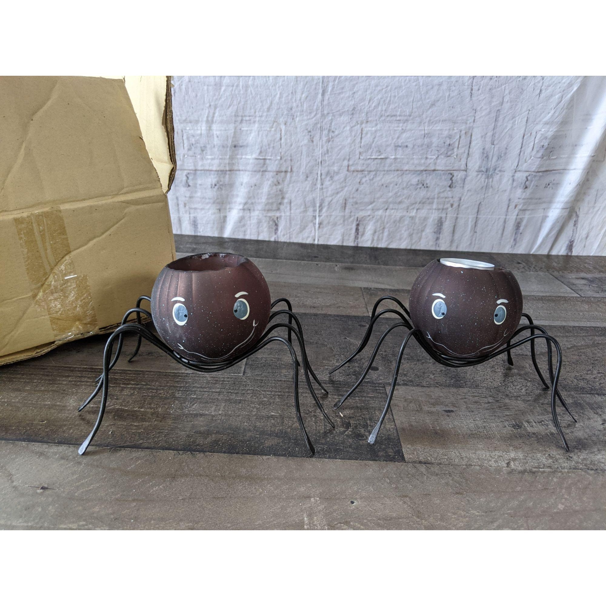 Metal Spider Tea Light Holder - Etsy
