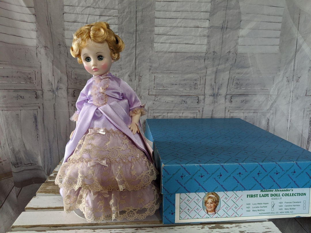 Madame Alexander Lucretia Garfield 1421 First Lady Vintage Doll Series ...