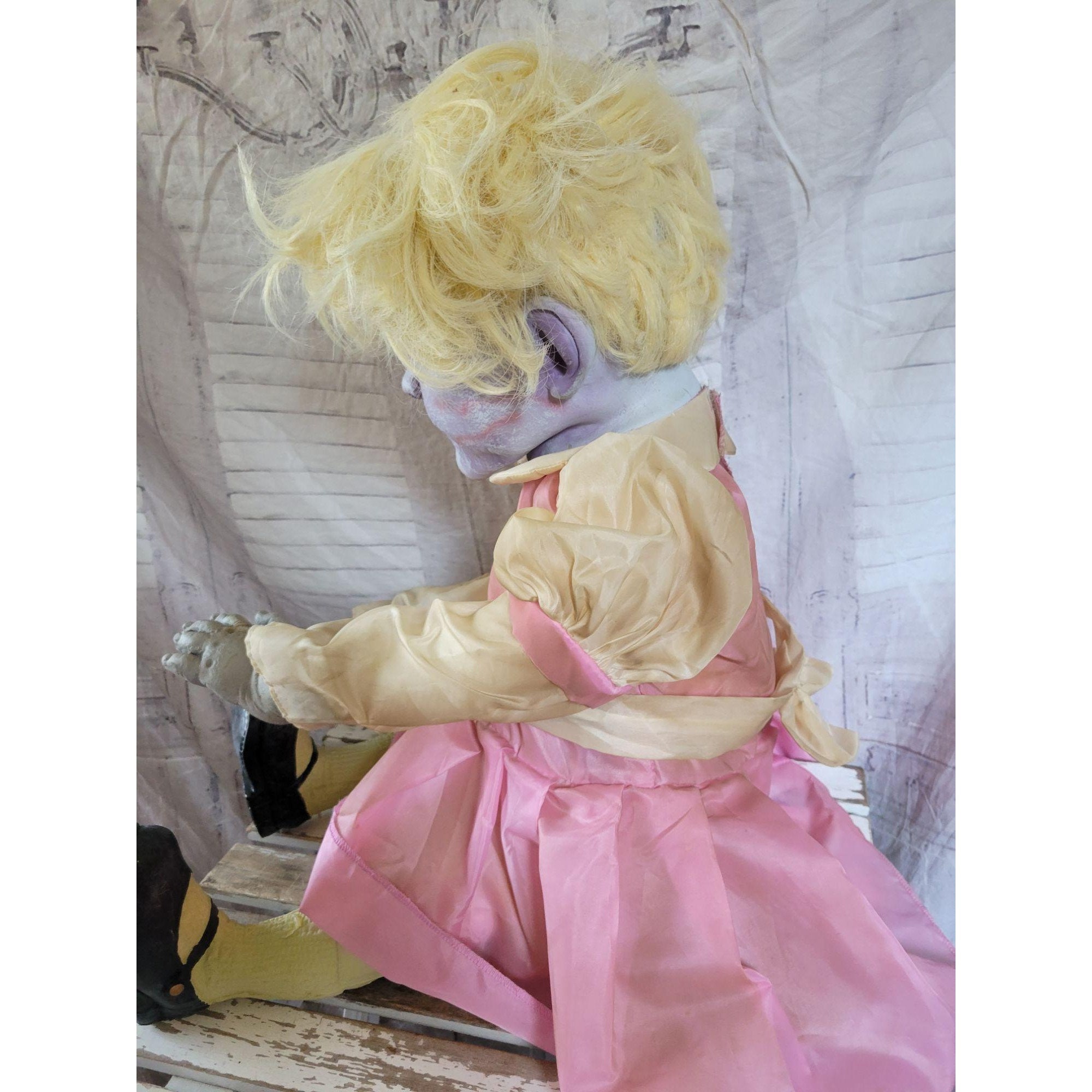 Zombie Baby Angry Alice AS IS Halloween Prop Light up Sound - Etsy