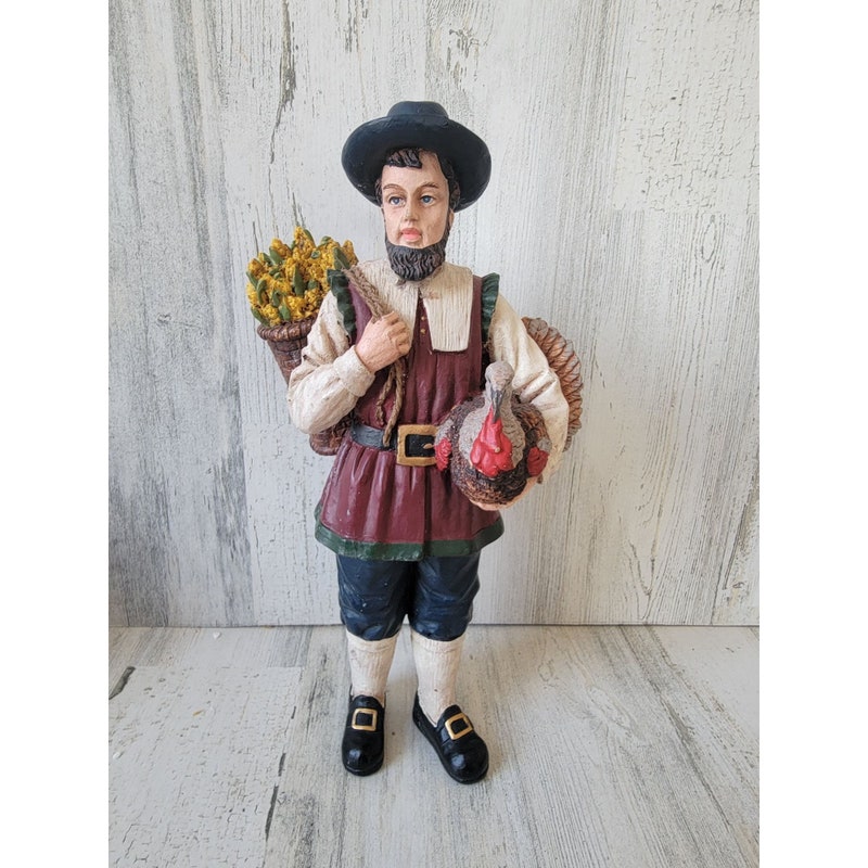 Pilgrim Figurine - Etsy