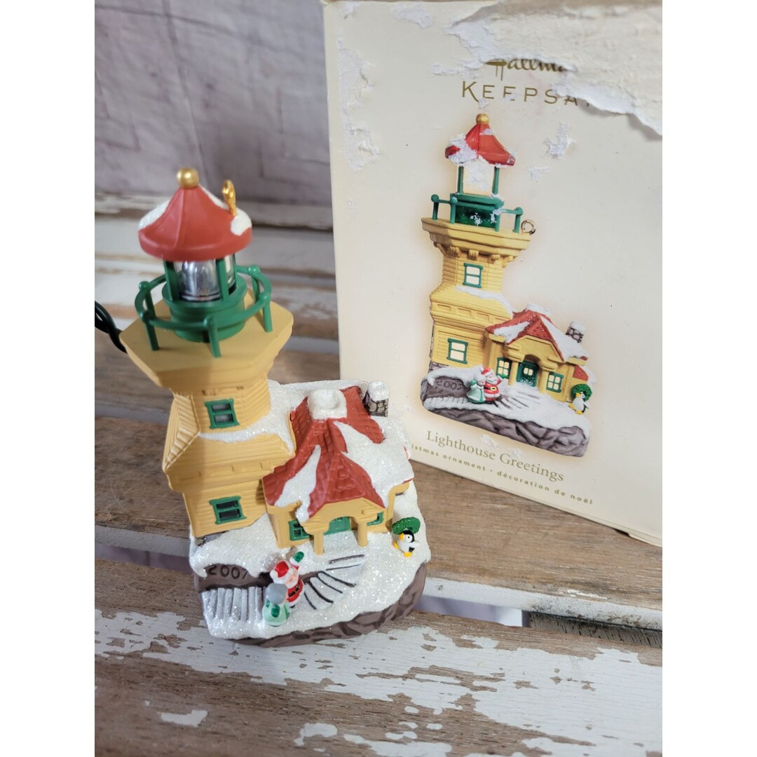 Hallmark Lighthouse Greetings 11th Ornament Xmas Holiday Tree Decor - Etsy
