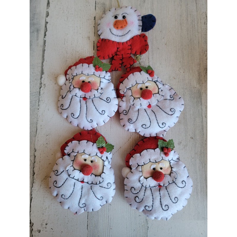 Felt Santa Claus - Etsy