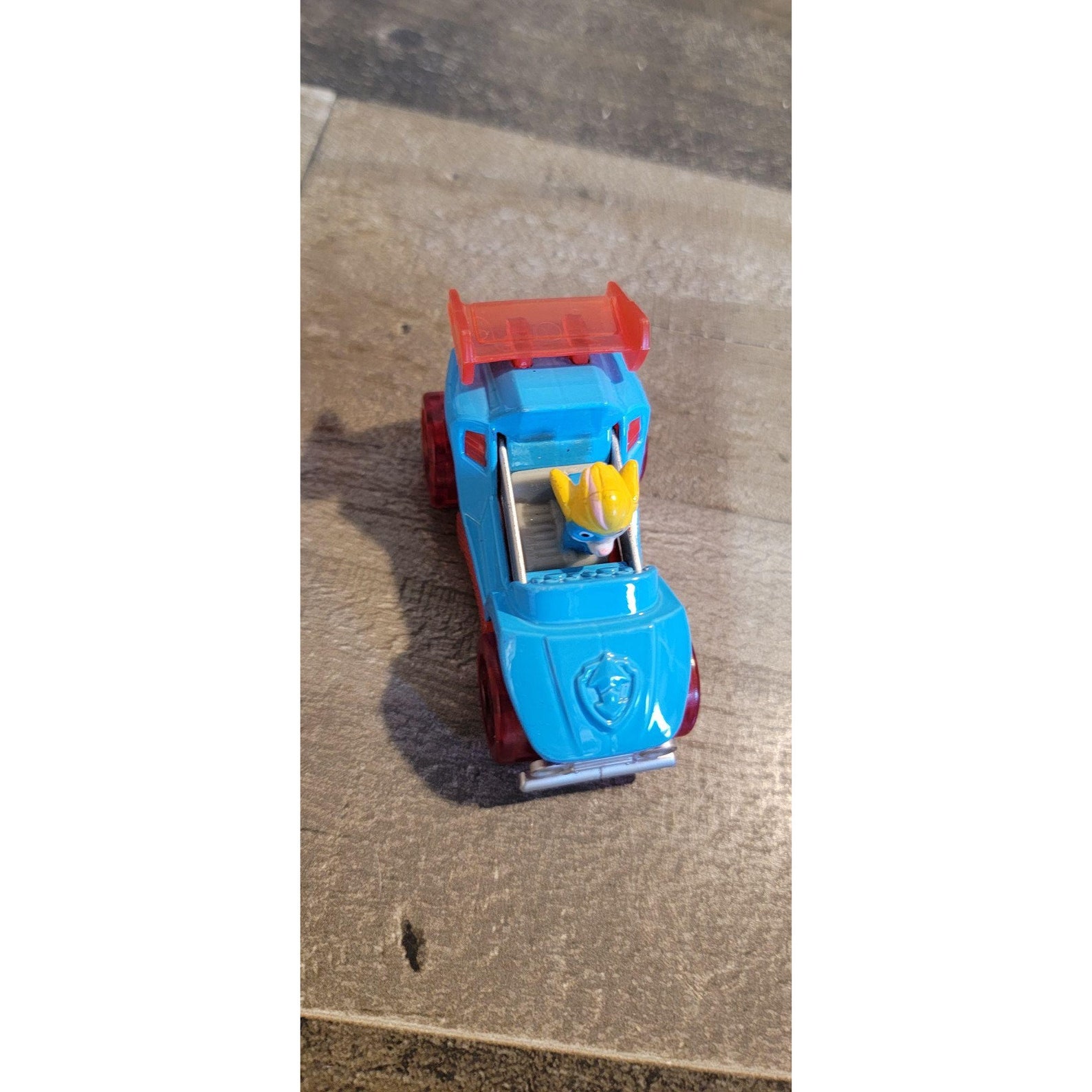 Race car Dog yellow red blue toy action figure | Etsy