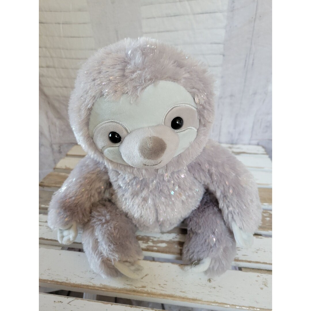 Kellytoy Sloth Plush Stuffed Toy Animal Gray - Etsy