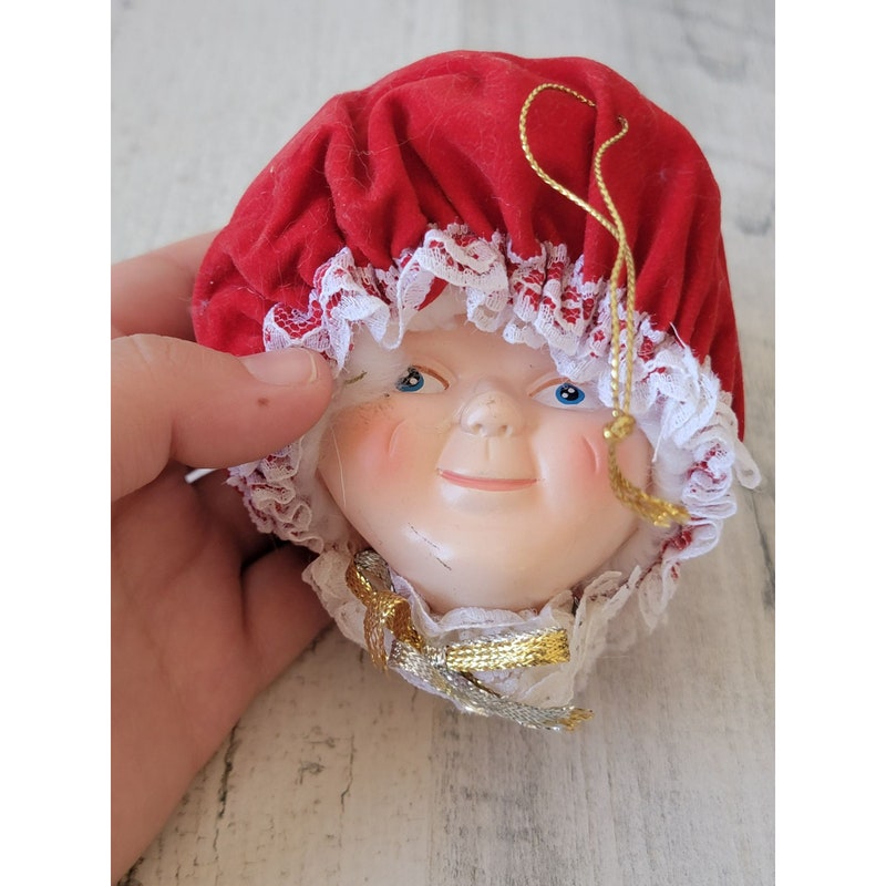 Mrs Claus Face - Etsy