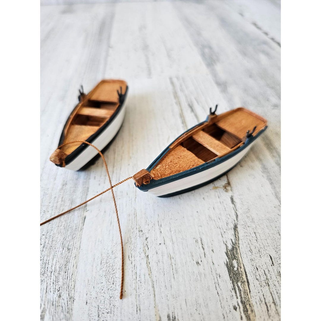 Lemax Boat Ship Wooden Set Nautical Village Xmas - Etsy