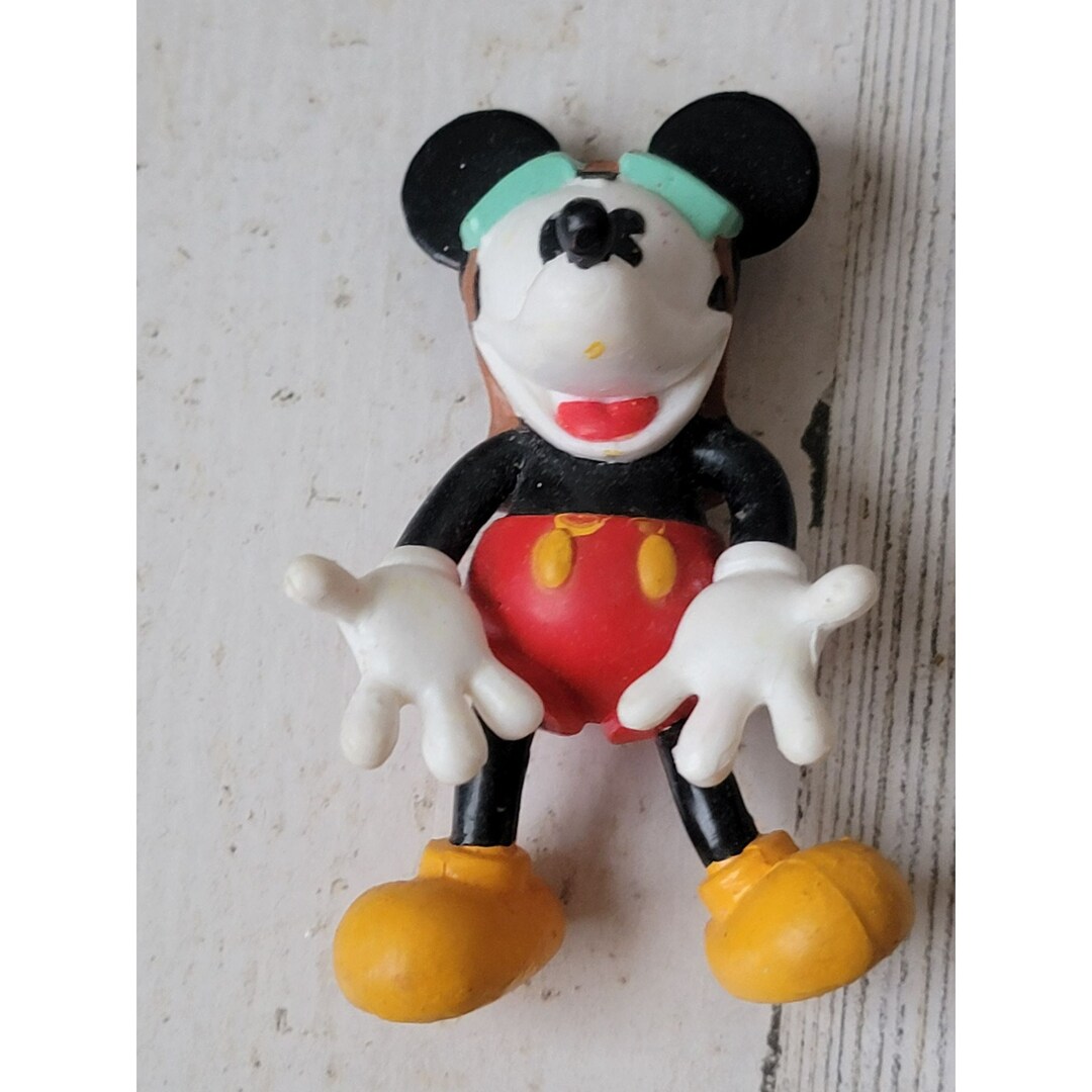 Just Toys Mickey Mouse Airplane Pilot Disney Pixar Toy Figure - Etsy