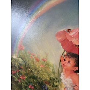 Mary Baxter St Clair Under the Rainbow Fairy Painting Art Sparkle ...