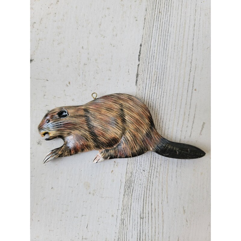 Beaver Ornament - Etsy