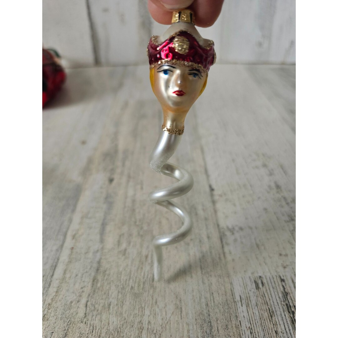 Radko Snake Prince Corkscrew King Ornament Swirl Glitter Xmas Tree - Etsy