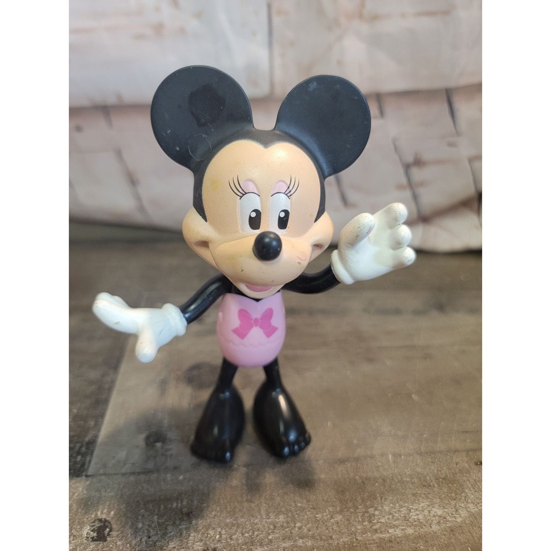 Mattel Disney Minnie Mouse Pink Bathing Suit Toy Figure - Etsy