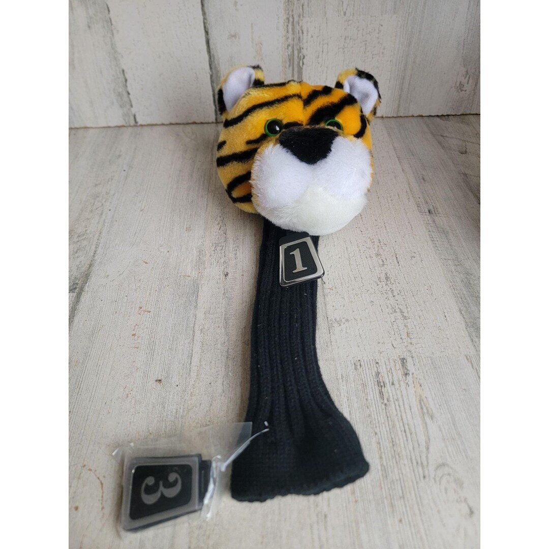 Vintage Tiger Golf Head Cover Golfing Accessory Cute Unique - Etsy