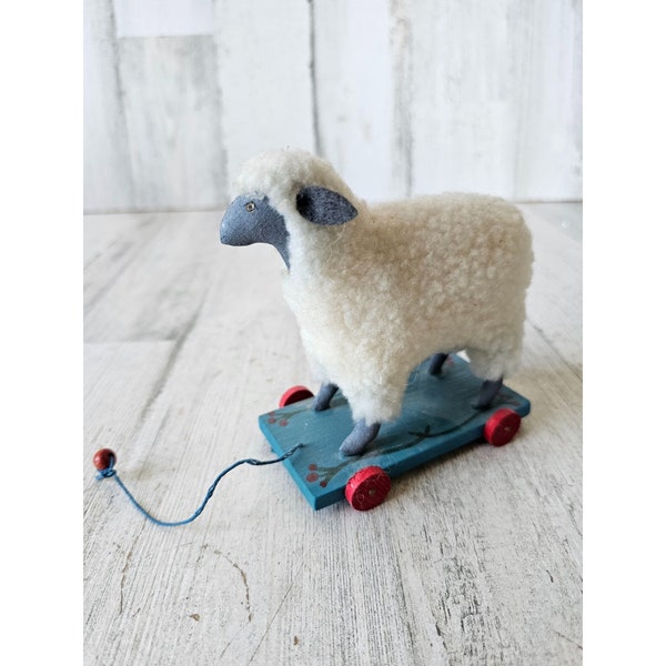 Sheep Pull Toy - Etsy