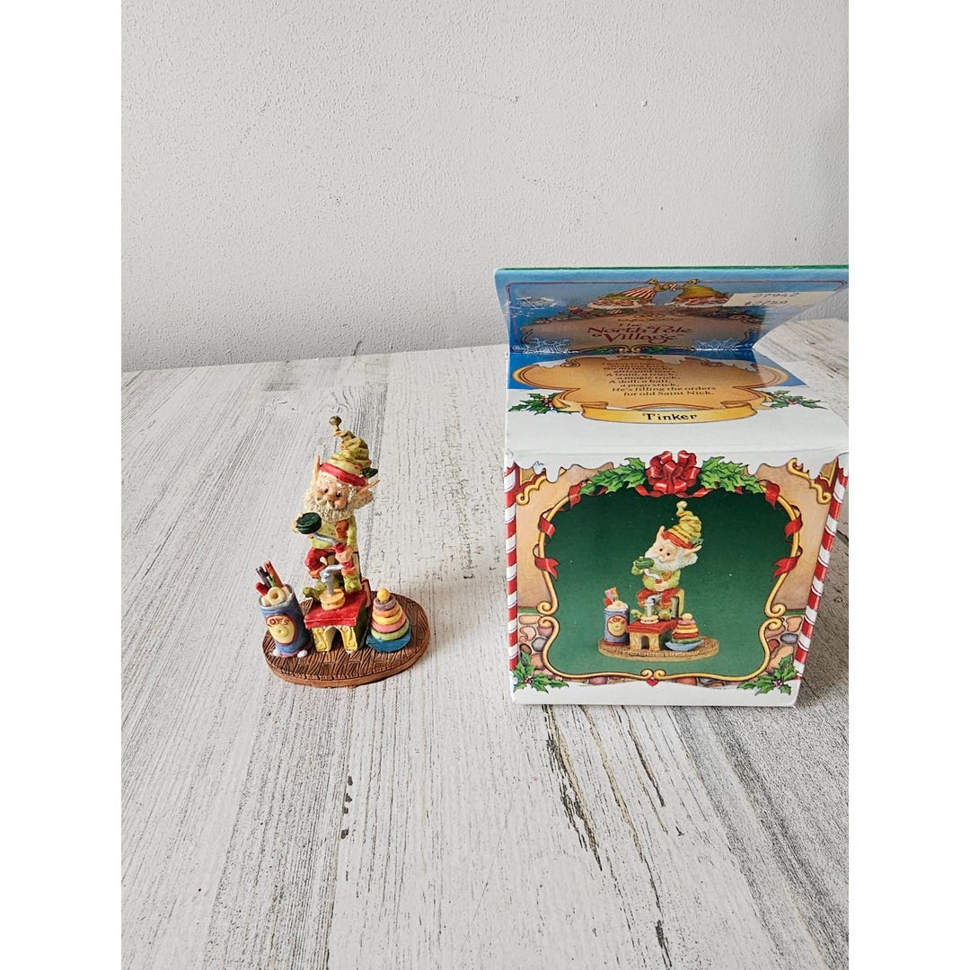 Enesco Tinker Elf North Pole Village Figurine Xmas Zimnicki Toys - Etsy