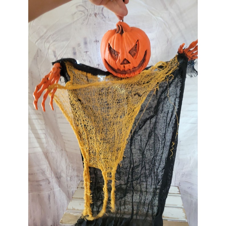 Pumpkin Halloween Prop Light up LED Decor Plastic - Etsy