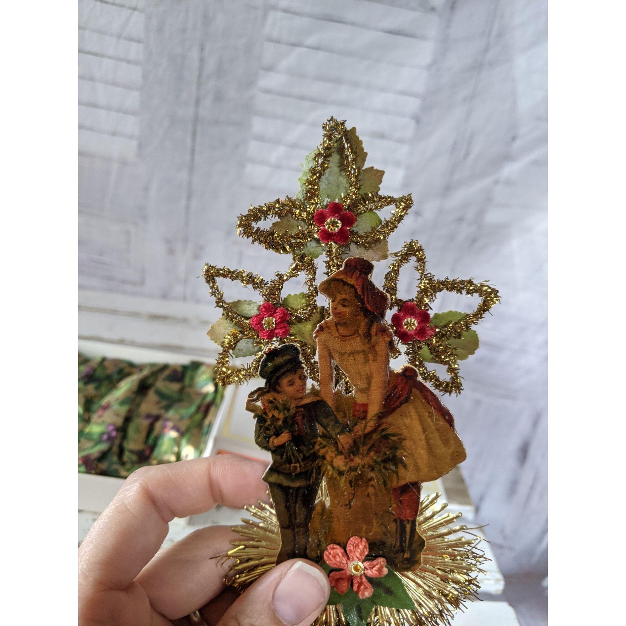 Blumchen Filigree Victorian Girl Boy Ornament Xmas Holiday Tree - Etsy UK