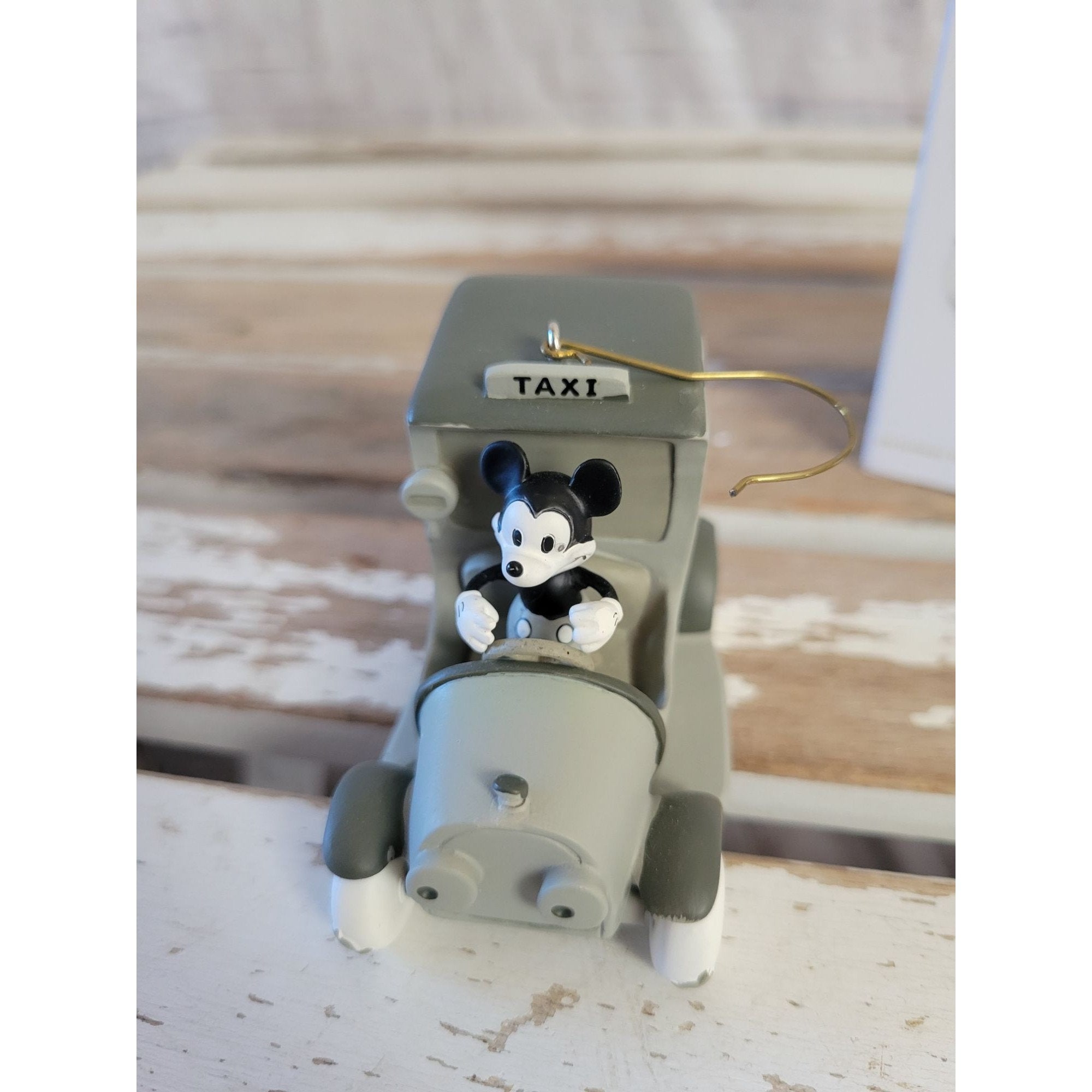Hallmark Traffic Troubles Mickey Mouse Taxi Car Ornament Xmas - Etsy