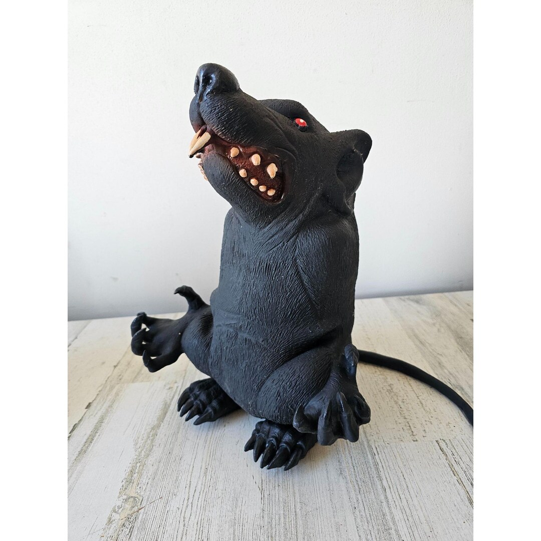 Vintage Large Rubber Rat Halloween Prop Long Decor - Etsy